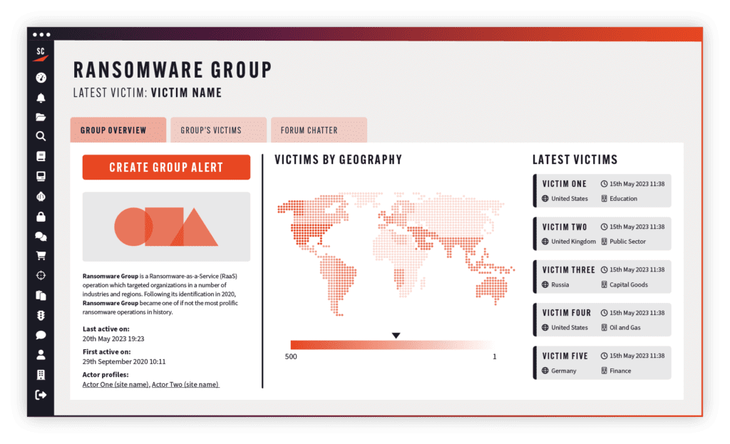 Ransomware Search & Insights | Ransomware intelligence tracking tool
